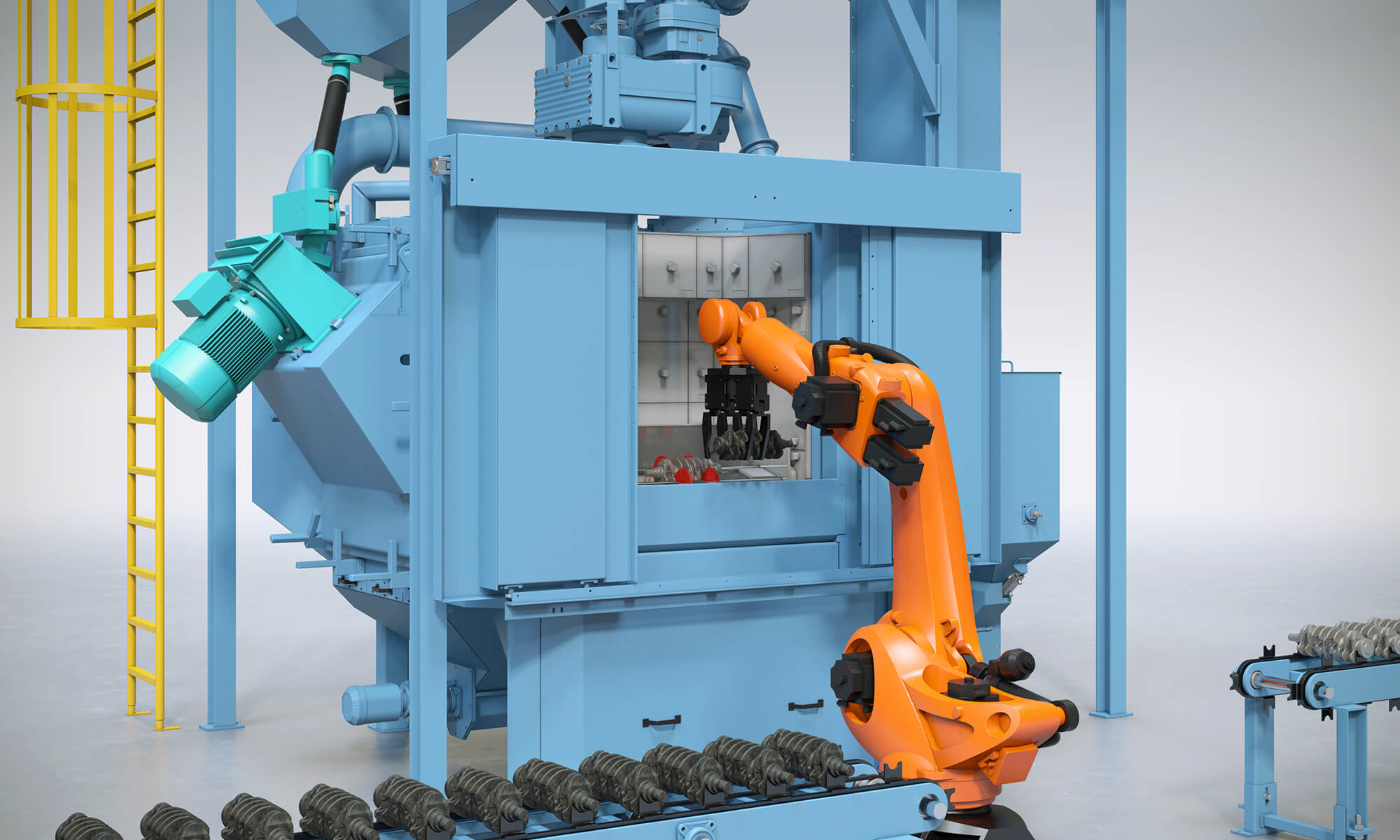 Crankshaft Rotating Carousel (CRC) | Wheelabrator